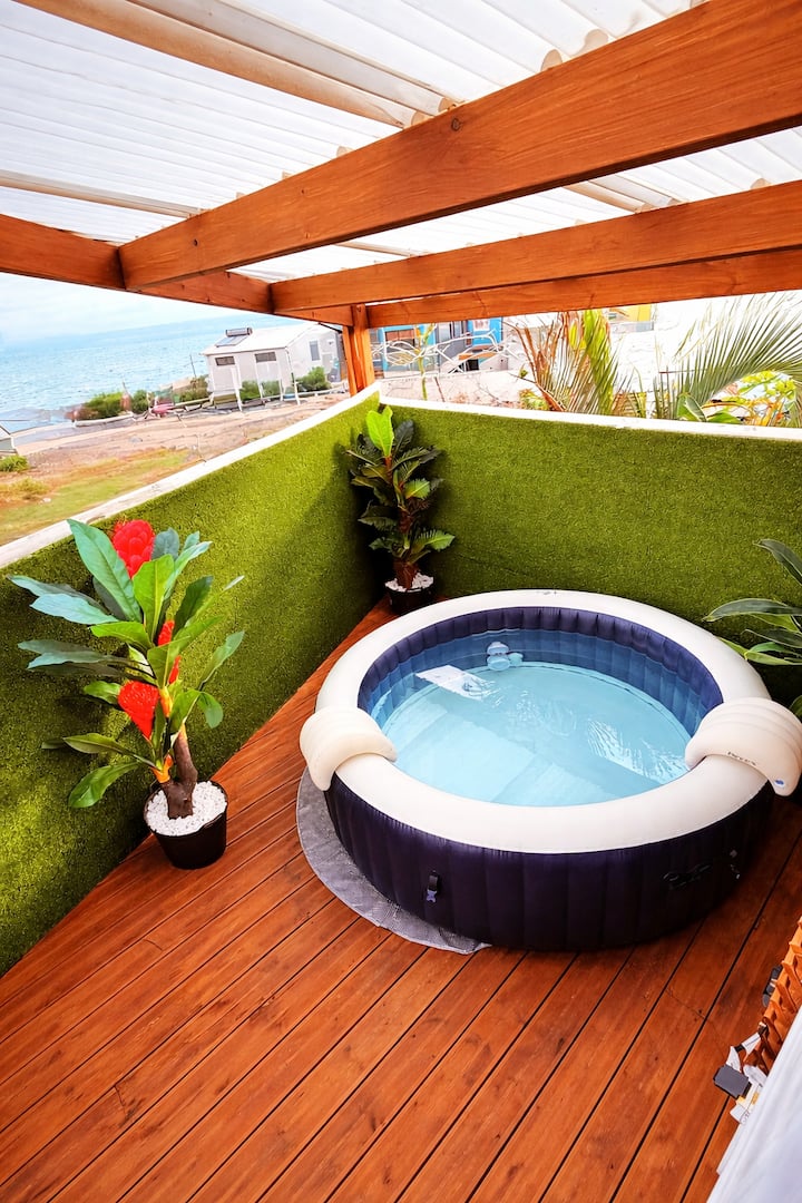 Villa Vanille Vue Mer Avec Spa Privé Terre Sainte - Saint-Pierre