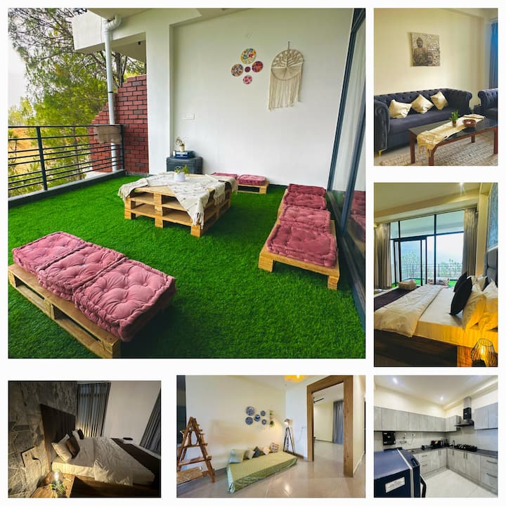 Luxury 2bhk Stay | Mountain Views•ac •Parking•café - Parwanoo