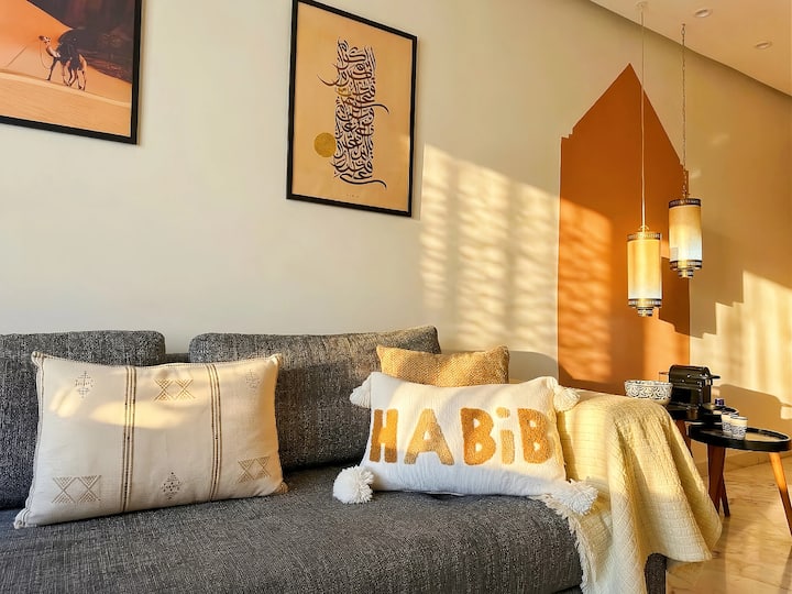 Studio Design • Mer à 1 Min • Résidence Sécurisée - Casablanca