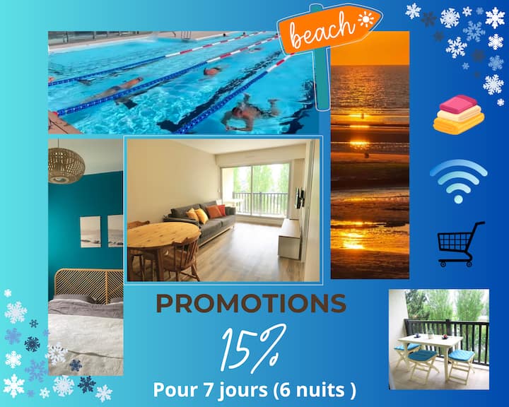 Refuge Marin
Mer, Piscine, Tennis: Loisirs à 2 Pas - Dives-sur-Mer