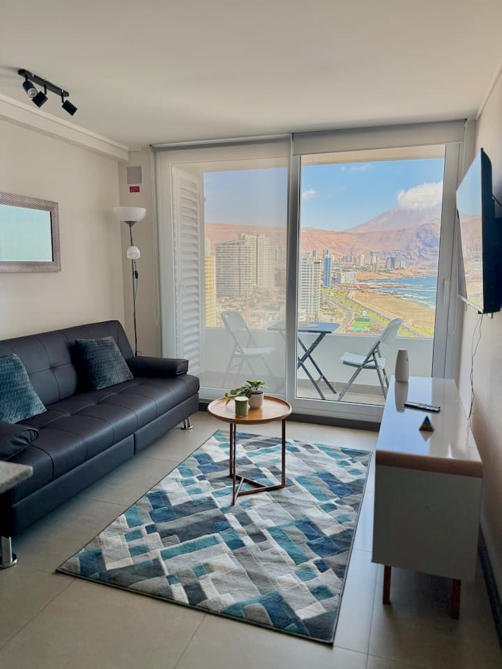 Depto. Nuevo, Hermosa Vista Frente A Playa Brava - Iquique