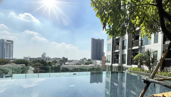 청결한 콘도 | 모던한 감성 숙소 | Bts Thong Lo 5분 | 트렌디한 라이프스타일 - Bangkok