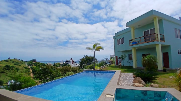 Casa Verde Piso 2 - Ocean View Paradise - Ballenita