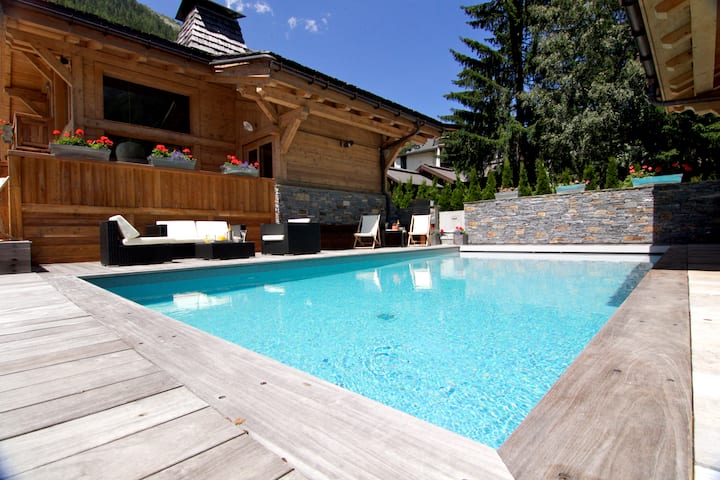 Chalet Ardoise 13 Pers, 5 Chambres | Piscine - Vallorcine