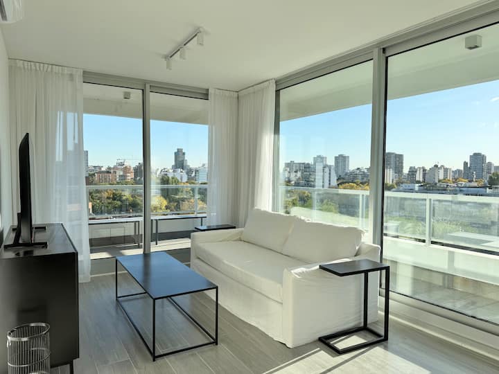 2bdr + 2bth + Living + Kitchen + Huge Balcony. - Buenos Aires
