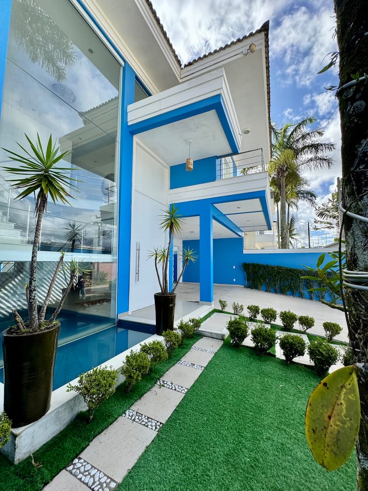 Casa Piscina Praia Mar Casado Pernambuco Guarujá - Guarujá