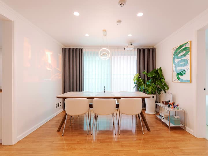 [합법숙소] 가족,단체,친구｜지하철 도보 6분｜공항버스 7분｜2룸3베드｜프라이빗 감성숙소 - Seoul