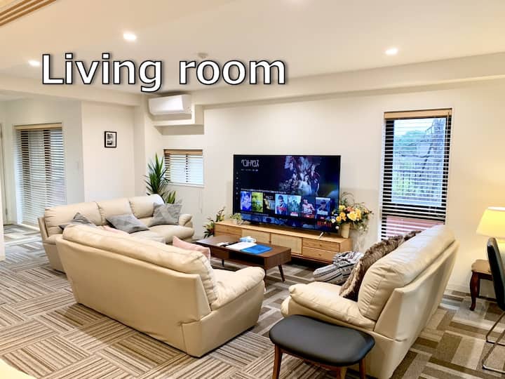 最大級150㎡/4br/専用テラス付 上野公園5分!成田空港から直通38分!羽田空港から45分! - Tokio