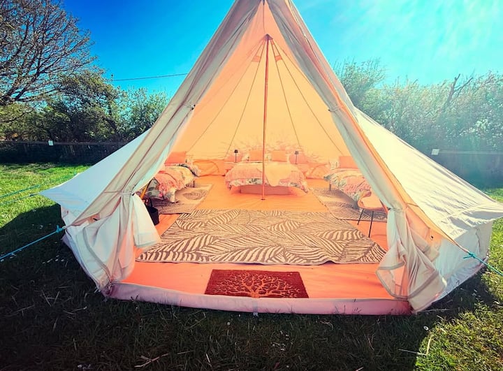 Family Bell Tent Wales - Aberaeron