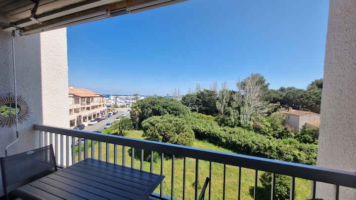 Le " Bijou" Vue Mer Et Port - Parking - Balcon - Saint-Cyprien