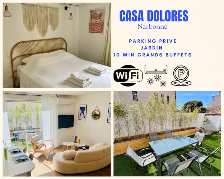 Casa Dolorès : Parking, Jardin, Gds Buffets 10 Min - Narbonne