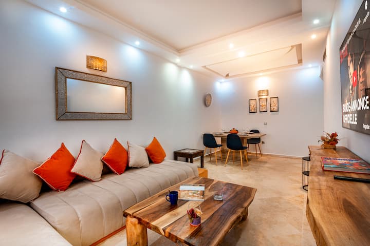 Super Appart Gueliz Majorelle 2 Chambres - Marrakech
