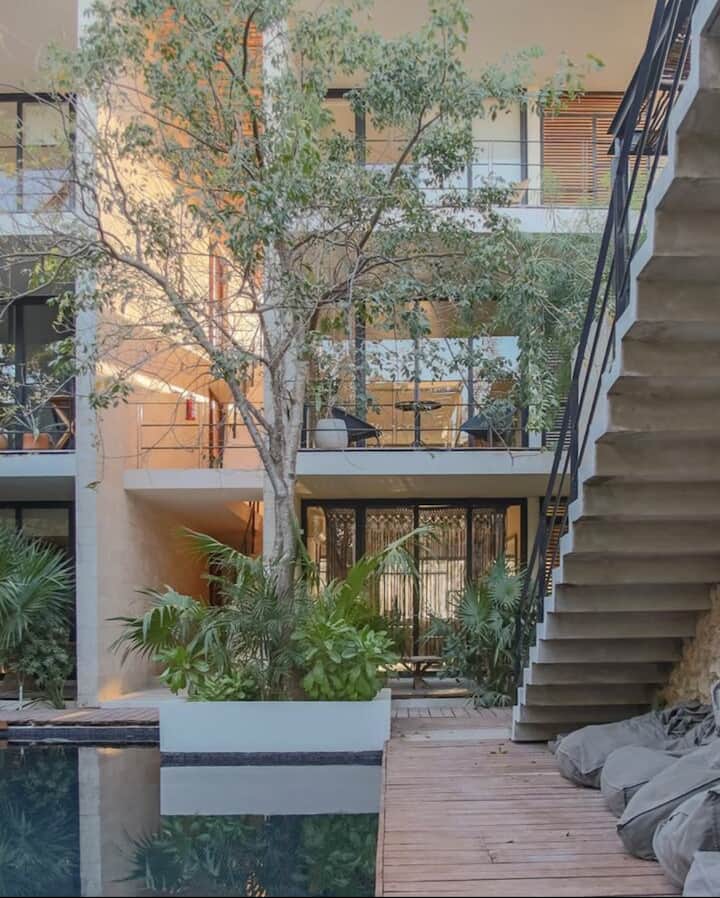 Private Rooftop With Jacuzzi Sleeps 8 In La Veleta - Tulum