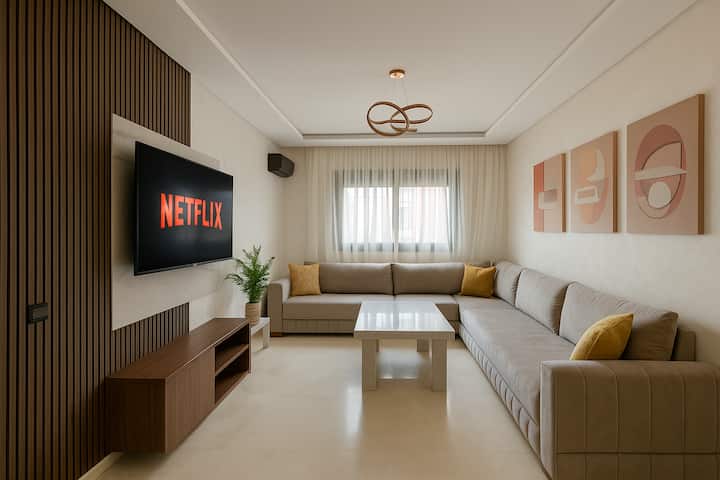 Appartement Moderne (Wifi Fibre/piscine/parking) - Marrakesh