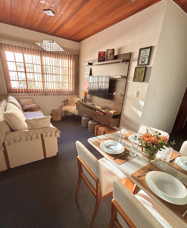 Apto • 7km Centro • Tvsmart • Wi-fi • Aconchegante - Campos do Jordão