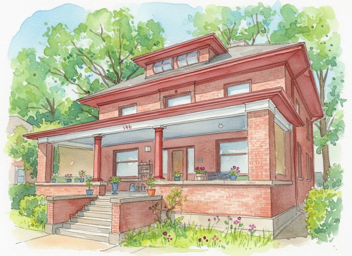 Nostalgic One Bedroom Apartment In Historic  Home - Akron, OH