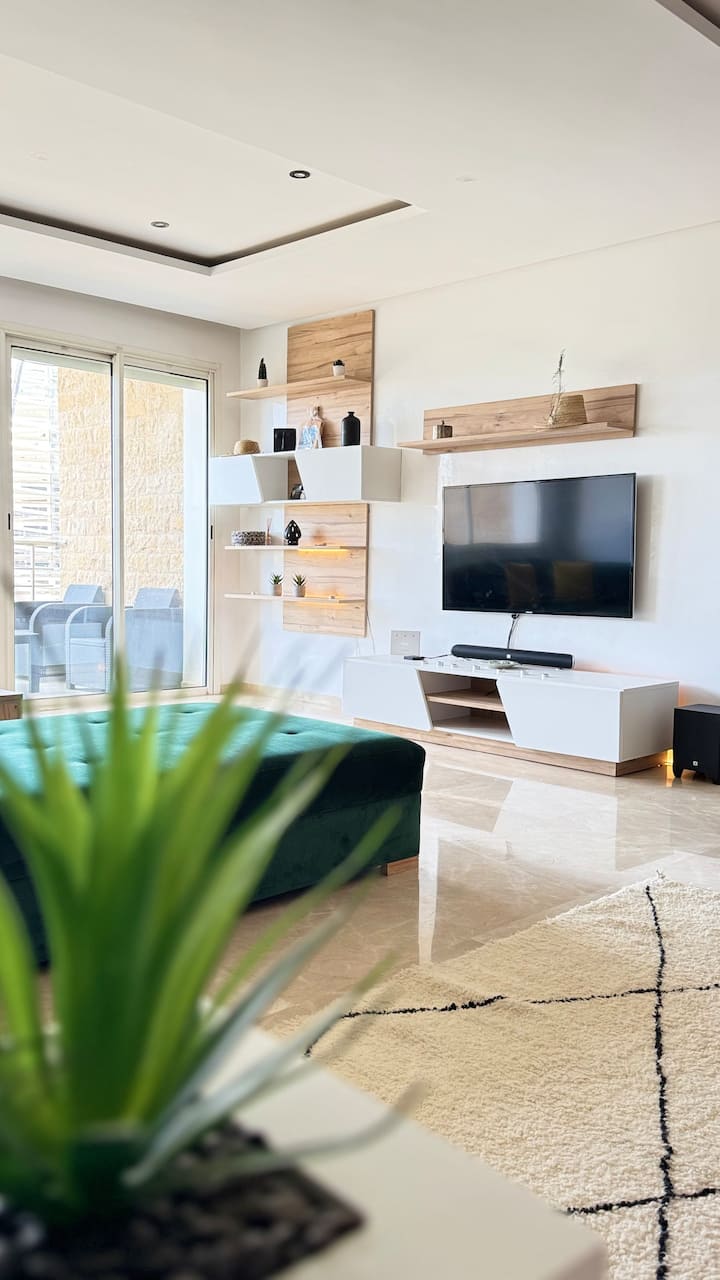 Superbe Appartement Moderne Prestigia-accès Stade - Rabat