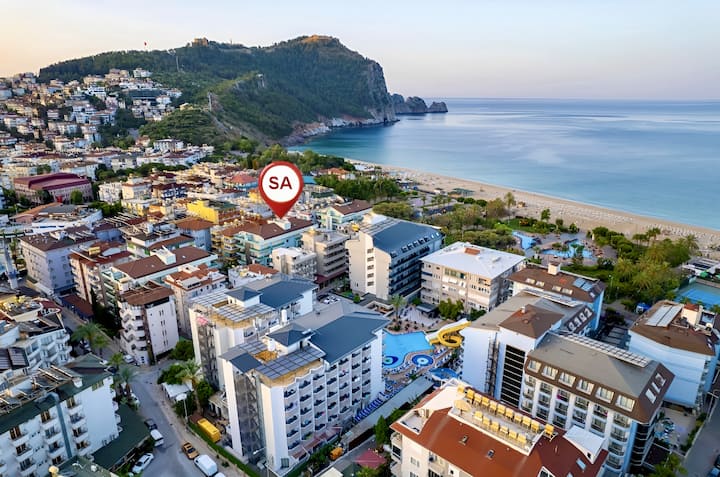 Sa Apartments! Cleopatra Beach Front 2bd - Alanya