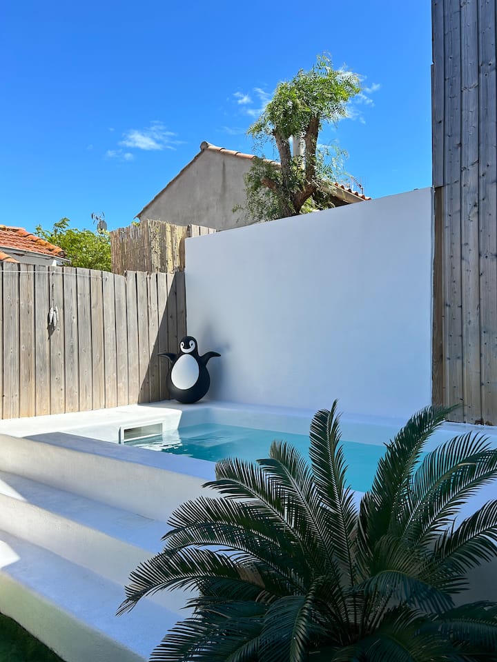 Charmante Maison De Ville Avec Patio Et Piscine ! - Sète