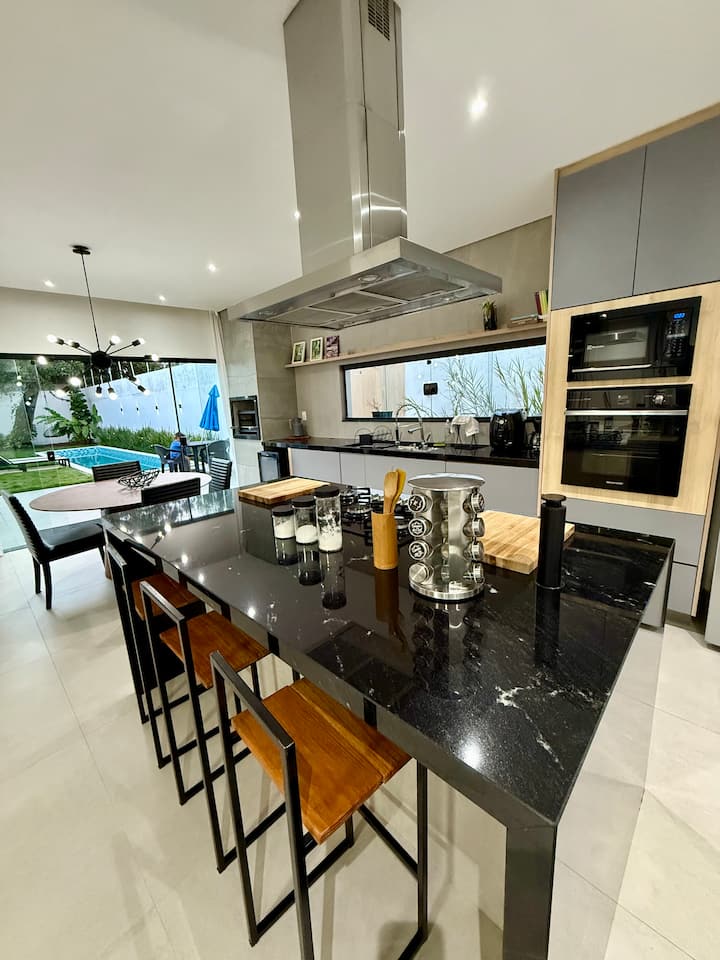 Casa Moderna Piscina Praia De Pernambuco Guarujá - Guarujá