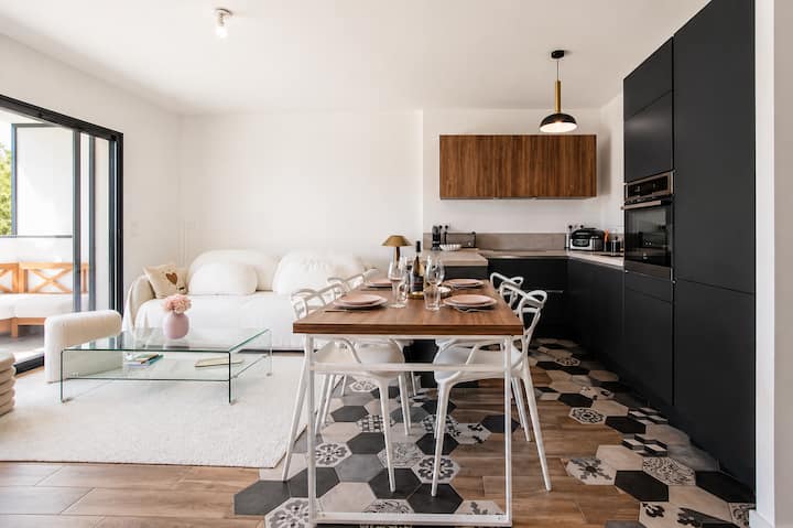 Appartement T3 De Charme Terrasse  Hauteurs Bastia - バスティア