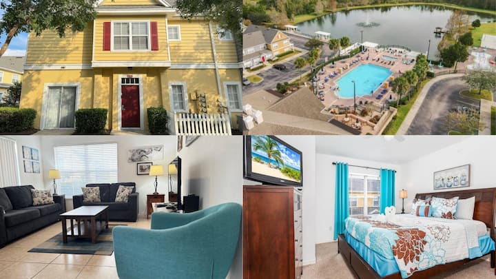 4 Bedroom 3 Bathroom Villas At Seven Dwarfs 4-108 - Kissimmee, FL