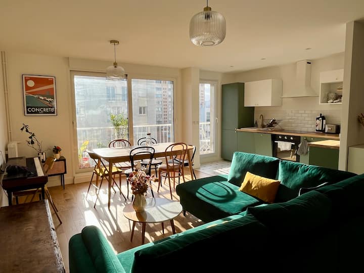 Bel Appartement Aux Buttes Chaumont - Paris 4e Arrondissement