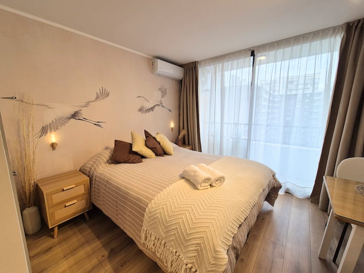 Moderno Estudio, Santiago Centro, Full Equipado. - Santiago