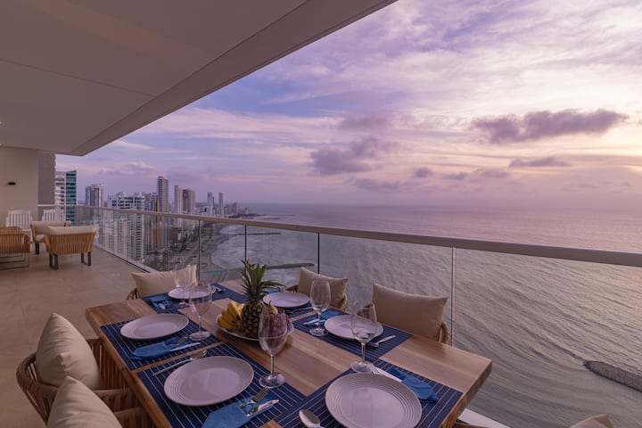 Luxury Ocean View Apartment Building H2 - Hyatt - Cartagena, Colombia