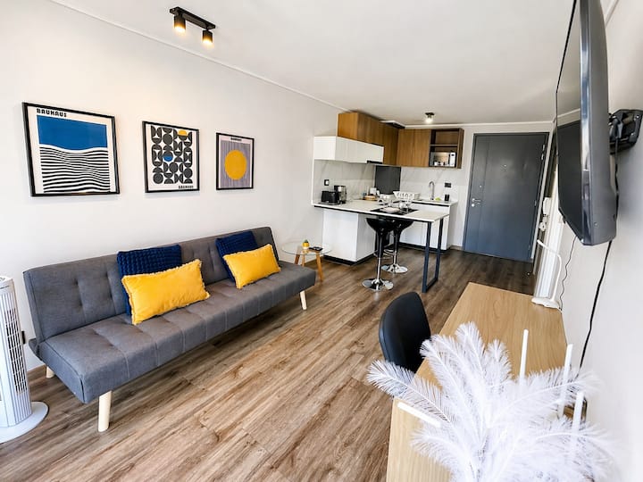 Home Office + Top Location + Gym + 600 Mbps Wi-fi - Santiago (Chile)