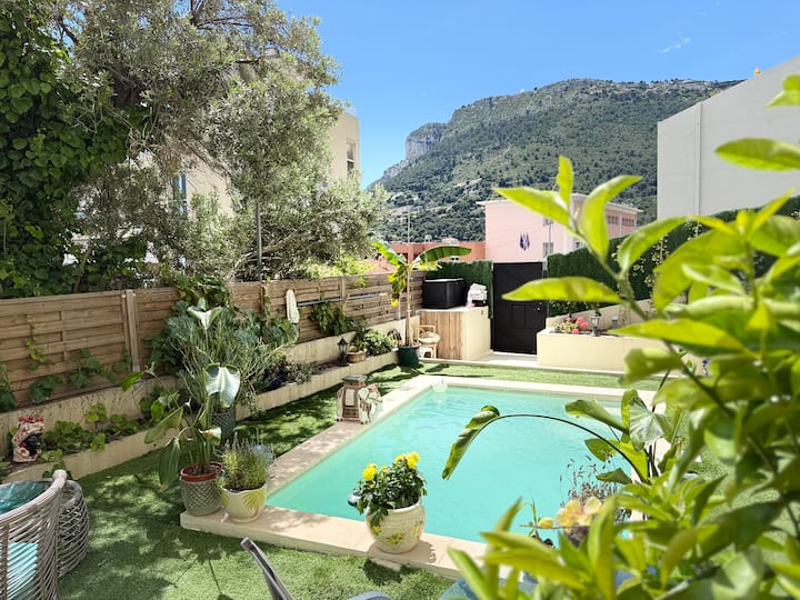 Luxe. Garden & Private Pool. 3bdr, Monaco Border. - Monte Carlo