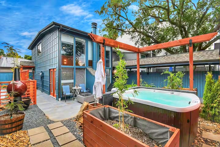 D. Houston Oasis|private Jacuzzi|65ft Pool - Greater Heights - Houston