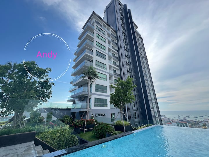 #M05市区高端公寓millennium Tower/家电齐全/拎包入住/一居一卫 - Pattaya City