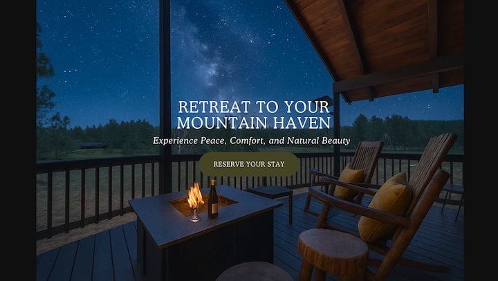 Family Getaway-secluded, Backs Forest, Game Room - Munds Park, AZ