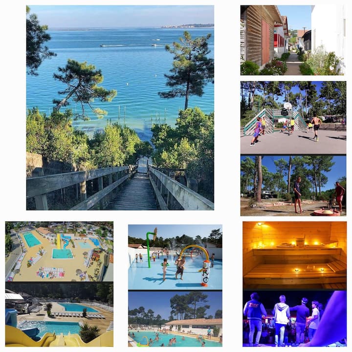 Mobil-home Moderne, Climatisé - Lège-Cap-Ferret