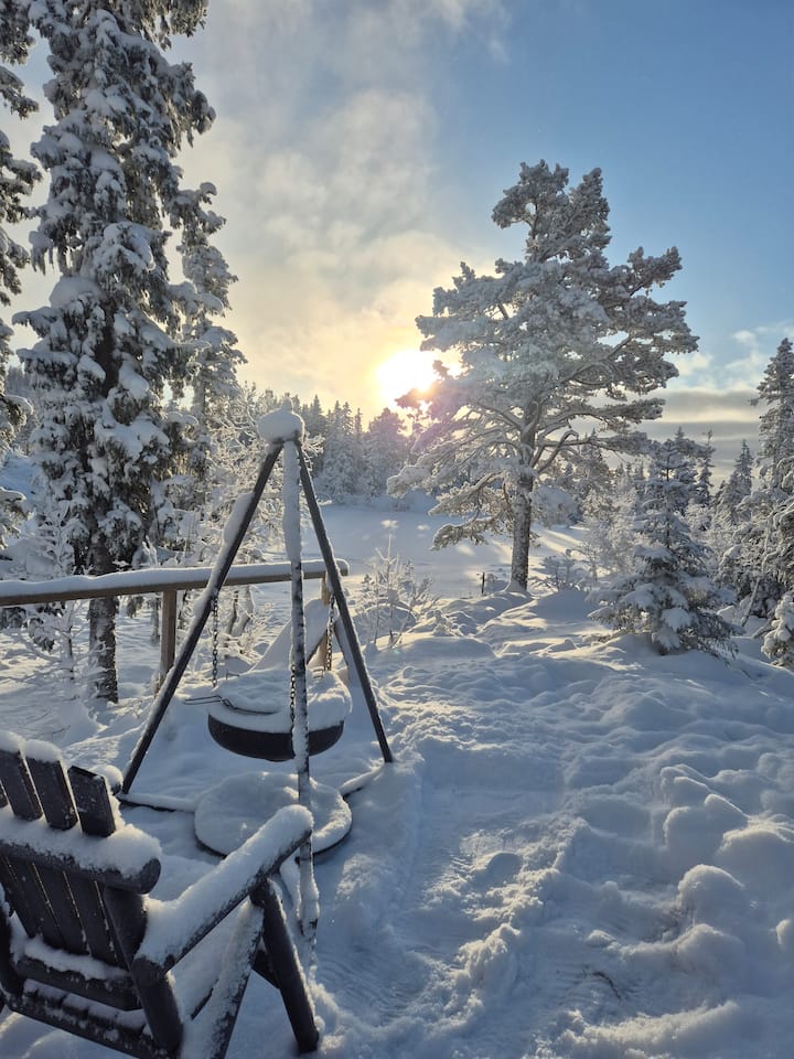 Hytte Med Stor Terasse - Noruega