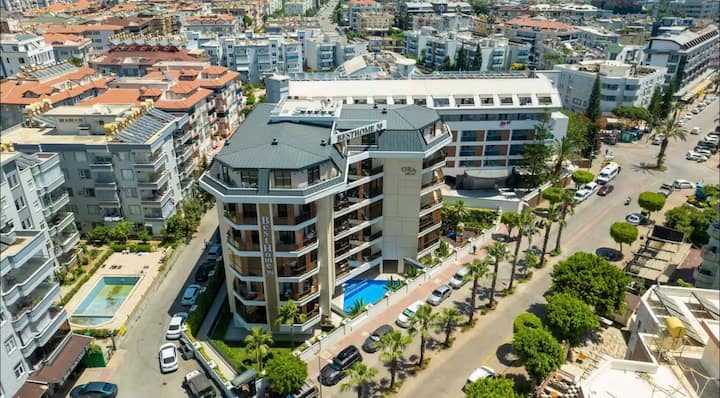 Квартира в премиум комплексе 300м от моря - Alanya