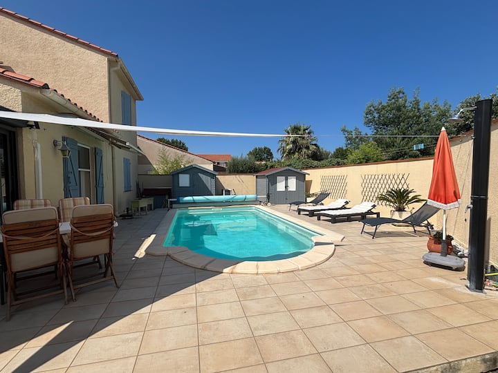 Villa Individuelle Avec Piscine Privée - Saint-Cyprien