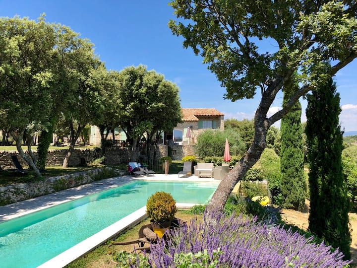 Mas En Pierre, Vue Grand Lubéron - Bonnieux