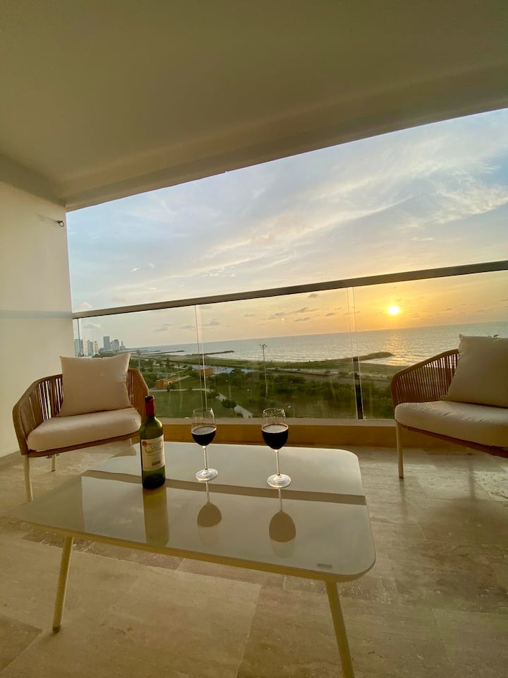 718apart Modern Apt In Cartagena Ocean Views&pool - Cartagena, Colombia