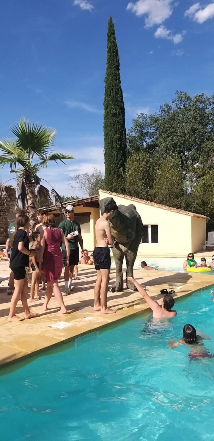 Zecamping 4* Mobil Home 31m² Piscine - Allègre-les-Fumades