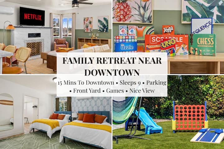 3br Oasis • 15 Mins To Downtown • Parking - San Diego, CA