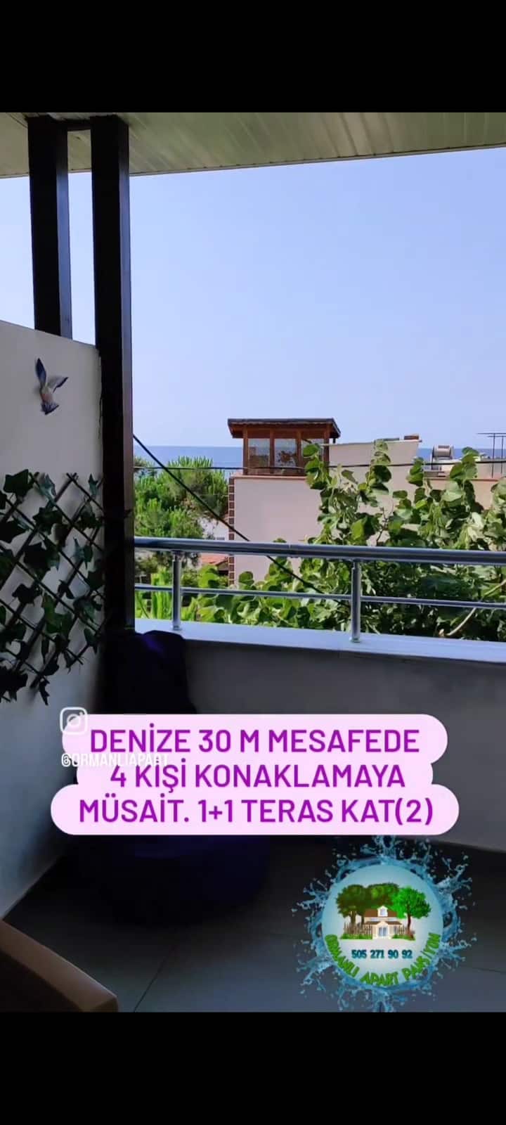 Ormanlı Tatil Evleri 2nolu Teras Kat 1+1 - Ocaklar