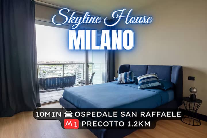 Skyline House [Parking Gratuit Et Terrasse] - Aéroport de Milan Linate (LIN)