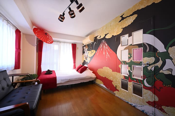 10 Min To Haneda | Sleeps 6| Late Arrival Ok|#201 - Yokohama