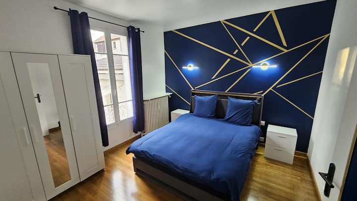 Gold & Blue House Proche Paris & Stade De France - Seine-Saint-Denis
