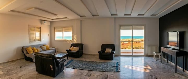 Bright Duplex With Sea View Optional Pool 1h/day - Tunisia