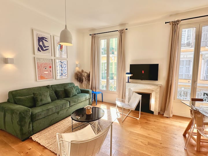 ÉLégance & Confort Au Cœur De Nice - Clim & Wifi - Nizza