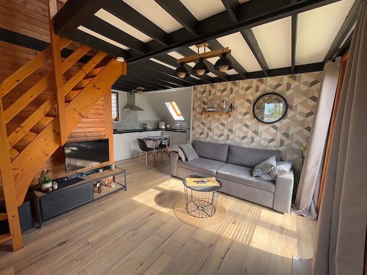 Chalet N°2 : Un Havre De Paix Entre Terre Et Mer - Rang-du-Fliers