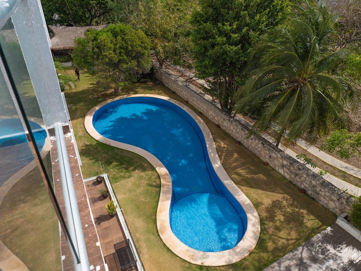 Lujoso Apto, 5min De La Entrada A La Zona Hotelera - Cancún